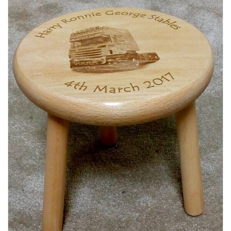 Children’s Wooden Stools Engraved – Aunty Lil's Place – Easy Gluten ...